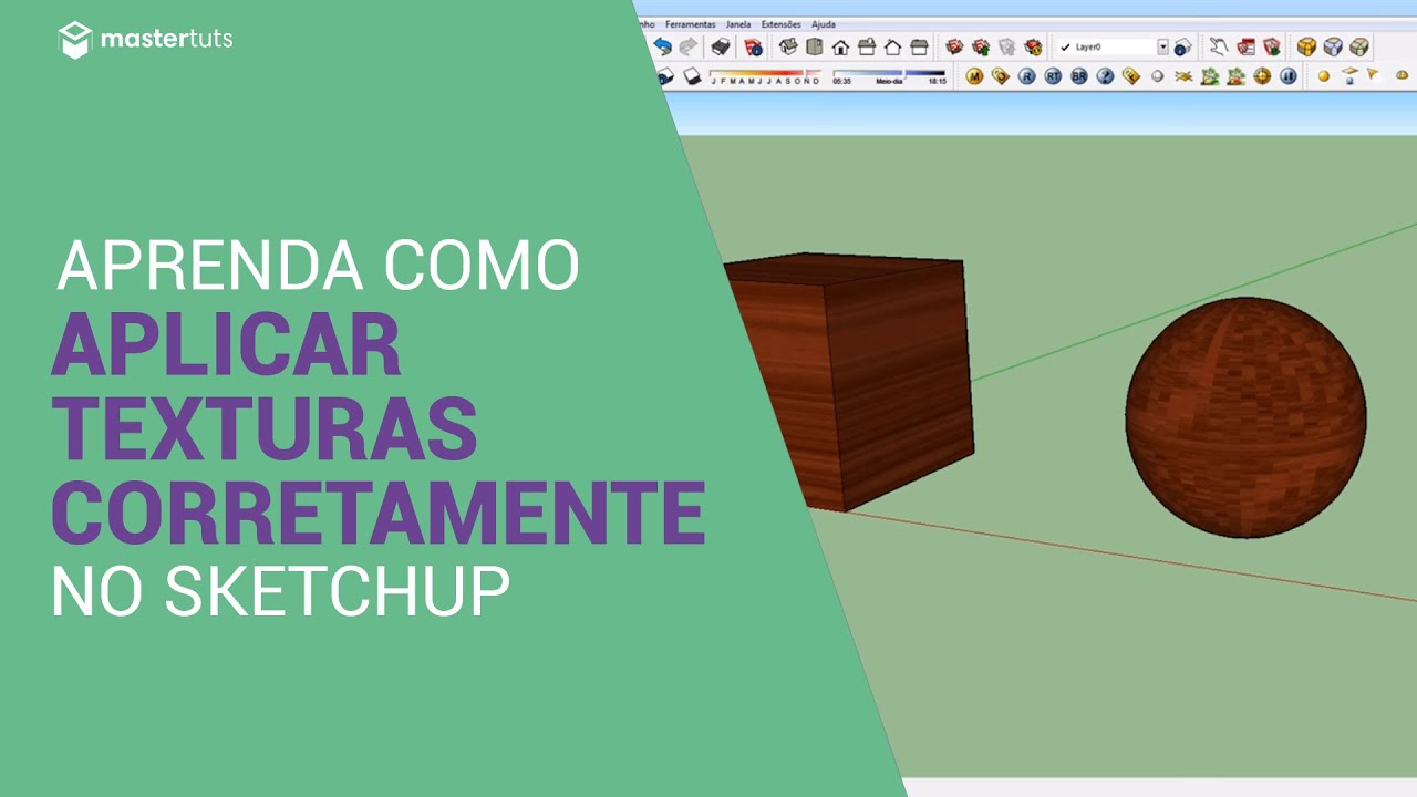 SketchUp | Descubra o segredo de como aplicar texturas corretamente no ...