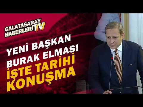 Burak Elmas Galatasaray'ın Yeni Başkanı Oldu!
