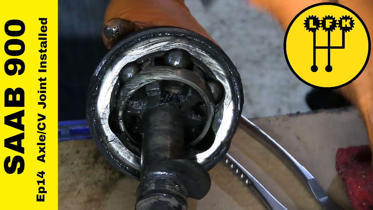 Ep.14 SAAB 900 New Axle/ CV joint - YouTube