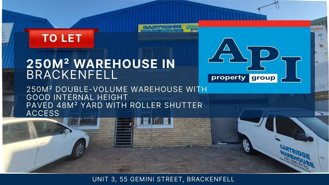 250m² Warehouse To Let in Brackengate - YouTube