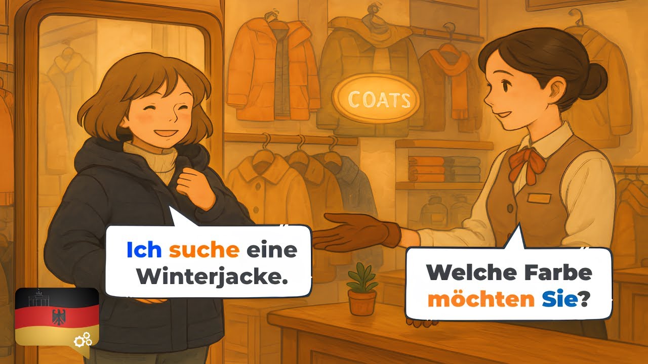 25 Minutes of Daily German Conversation for Beginners | 10 Short German ...