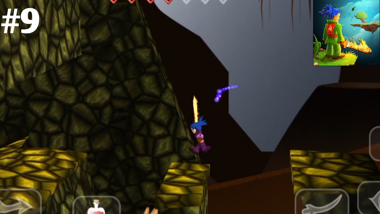 Great Caves All Treasure and All Places (100%) | #9 | Swordigo ...