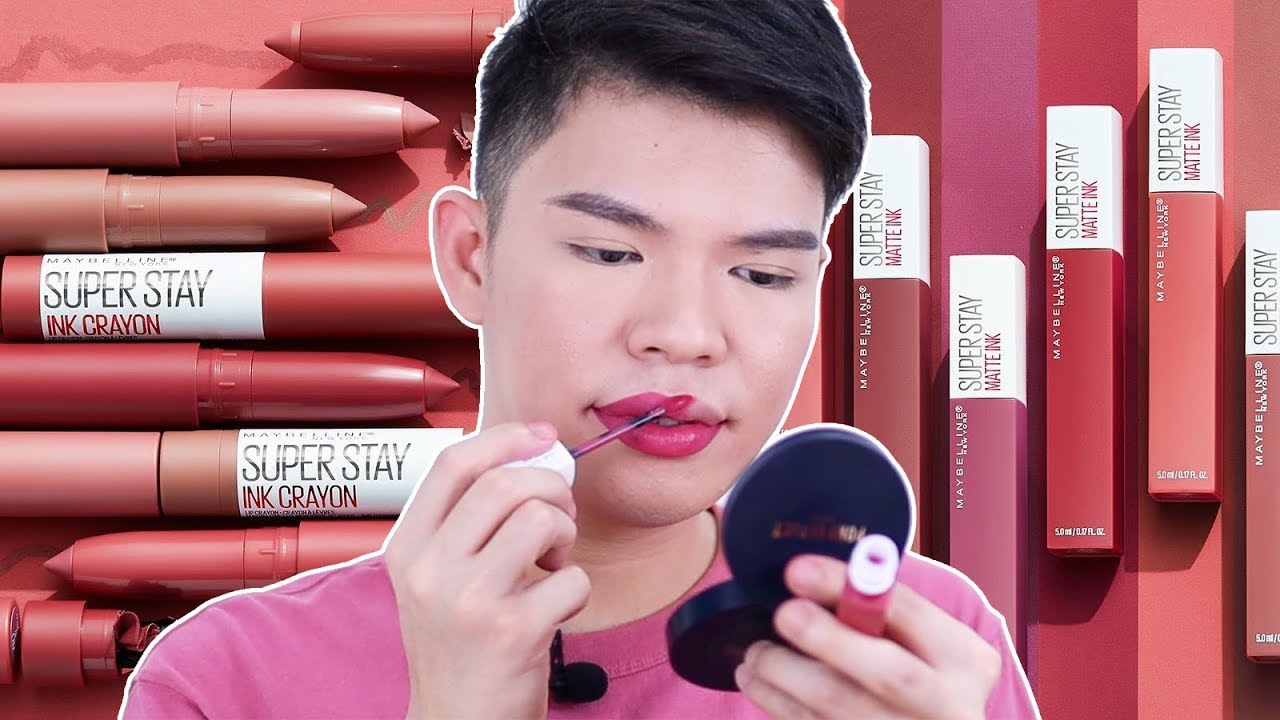 OMG!!! NEW MAYBELLINE SUPERSTAY MATTE INK PINK EDITION REVIEW ...