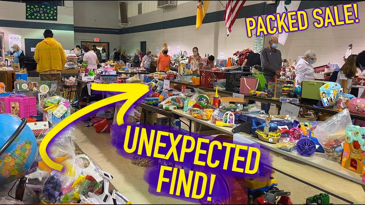 Our FIRST RUMMAGE SALE! Thrift With Us To Find VINTAGE SCORES! - YouTube