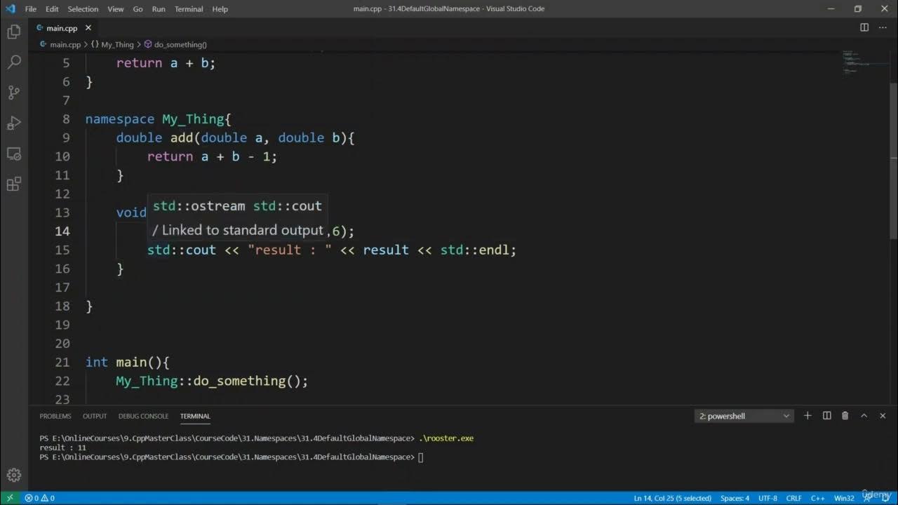006 Default Global Namespace - YouTube