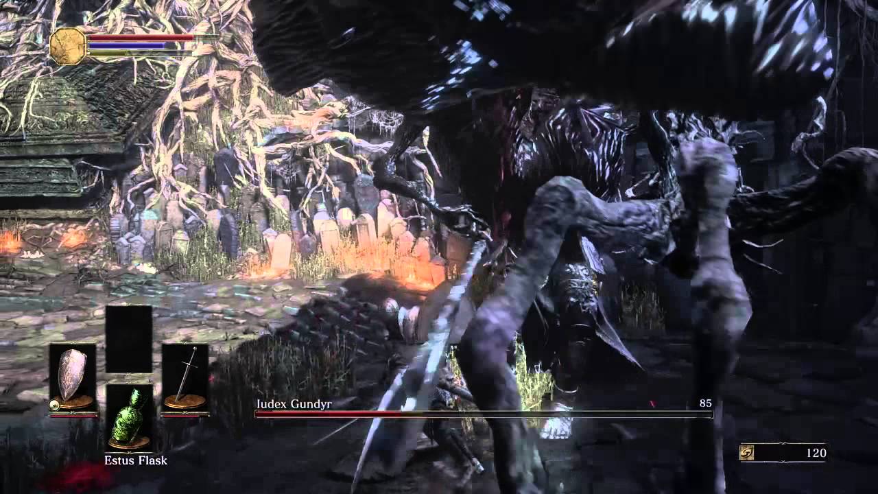 Dark souls 3 (defeating the first boss) - YouTube