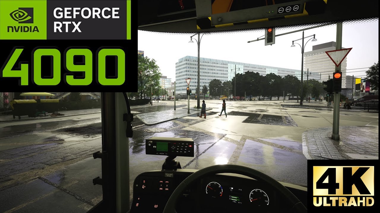 this actually unreal engine 5 bus driving simulator | RTX 4090 24GB ...
