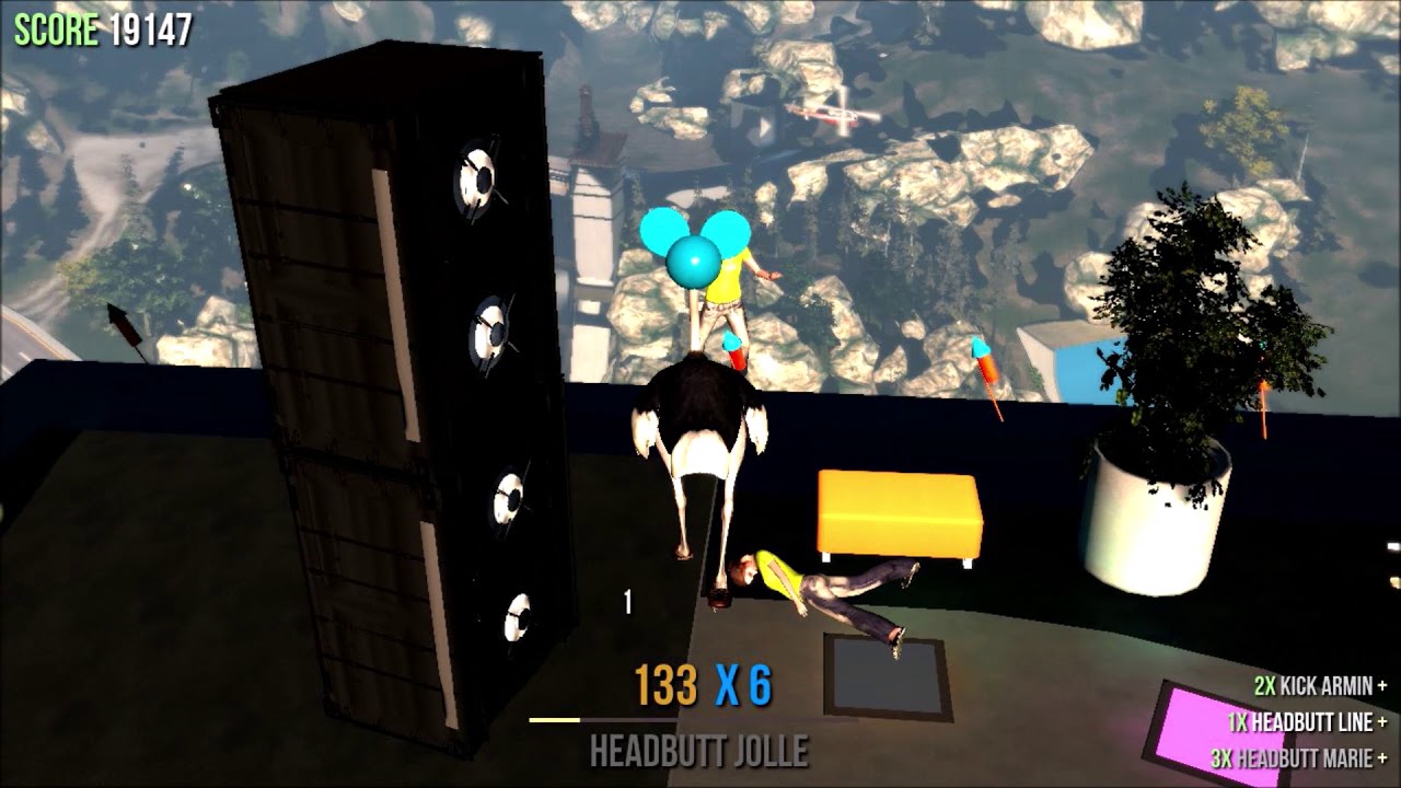 Goat Simulator: Ostrich Destroys the Party - YouTube