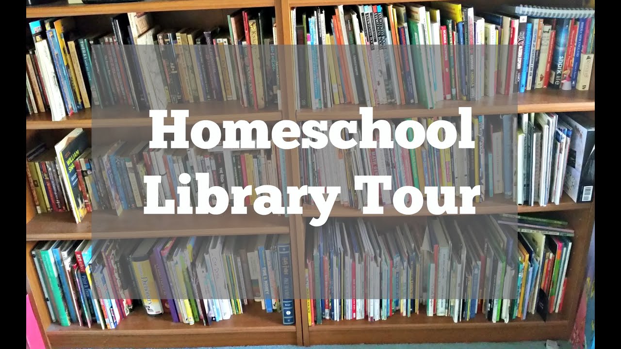 Tour my Homeschool Library | Book Organization - YouTube