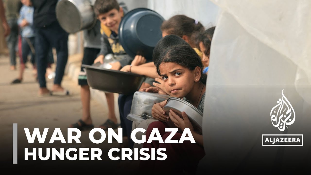 Gaza hunger crisis: Food running out across besieged strip - YouTube