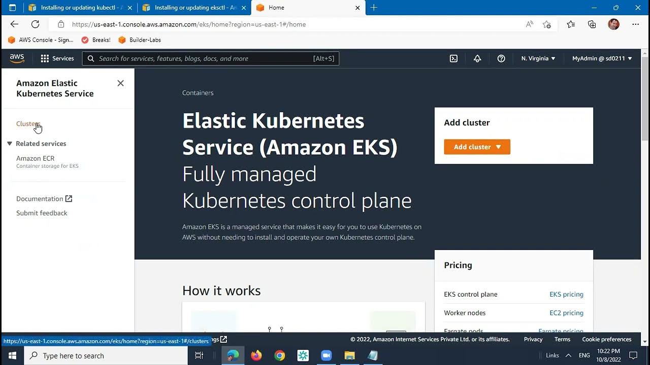Amazon EKS Access cli, kubectl and eksctl - 6 - YouTube
