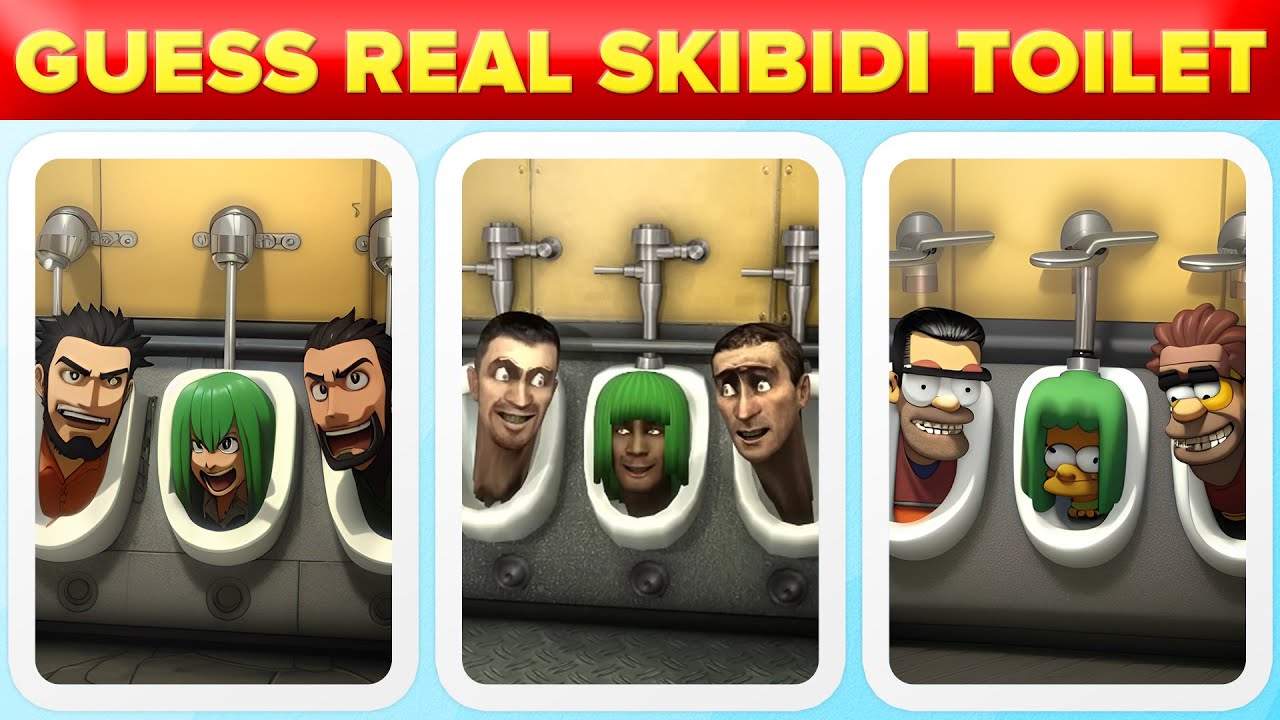 Guess The REAL Skibidi Toilet #02 | Guess MONSTER'S VOICE | Skibidi ...