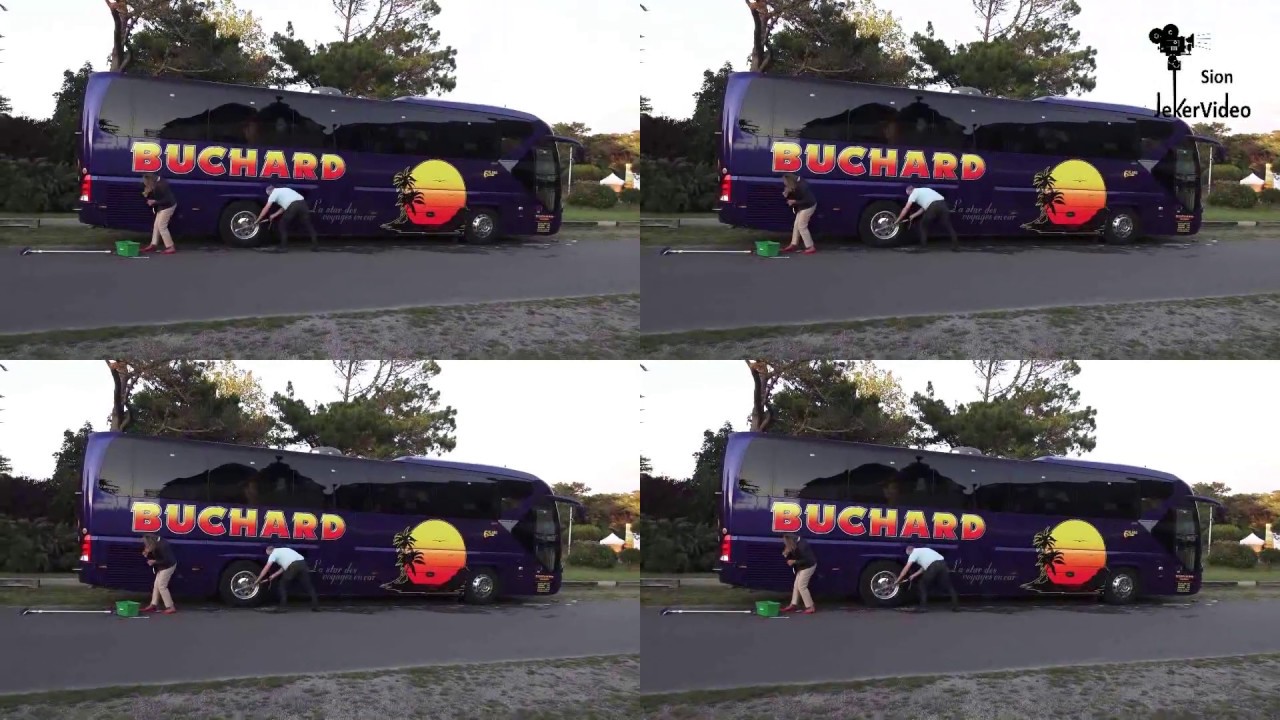 Bus Buchard à la douche - YouTube