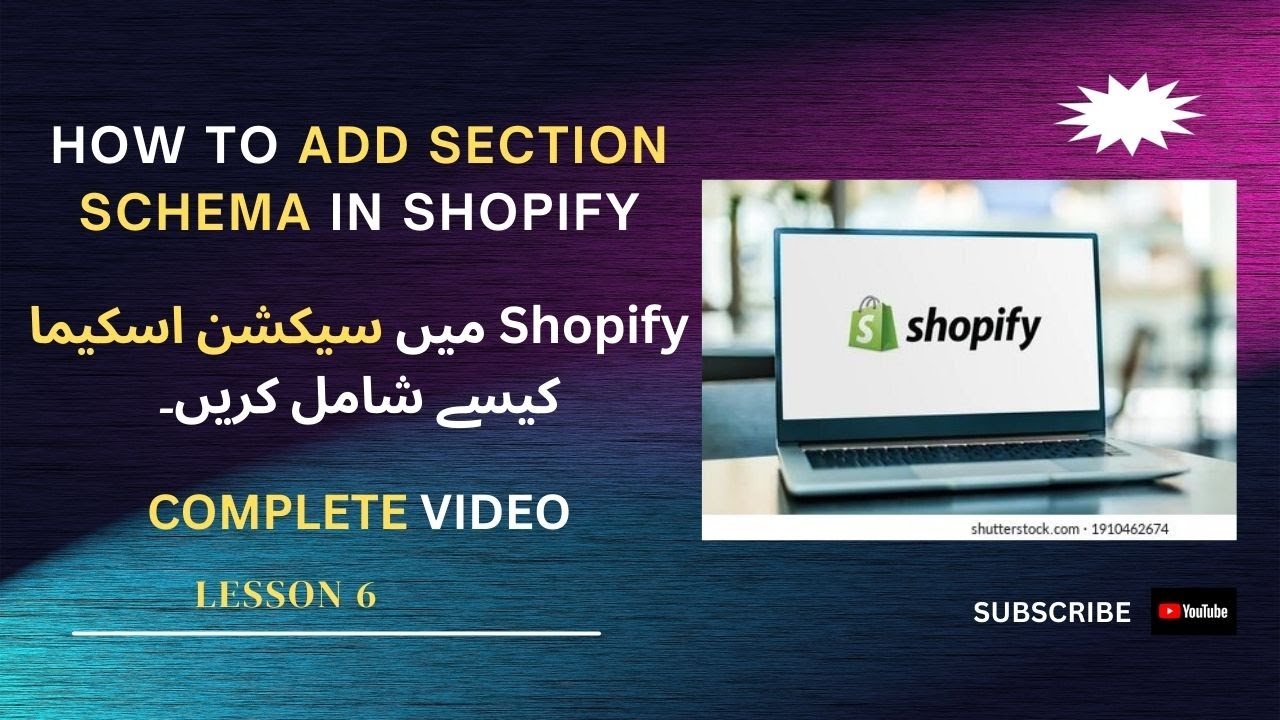 how to add custom section schema in Shopify Liquid | Shopify Schema ...