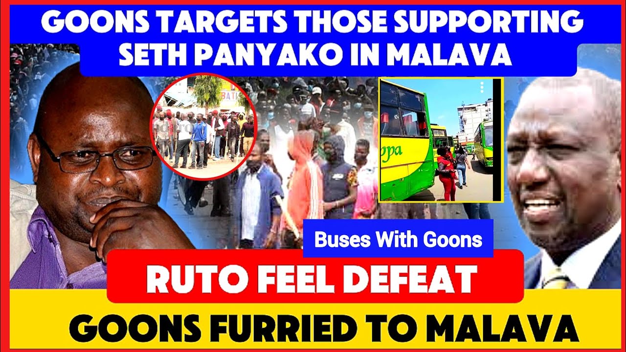 RUTO FEELS DEFEAT AS HE RUSHES TO STORM WITH NAIROBI GOONS IN MALAVA TO ...