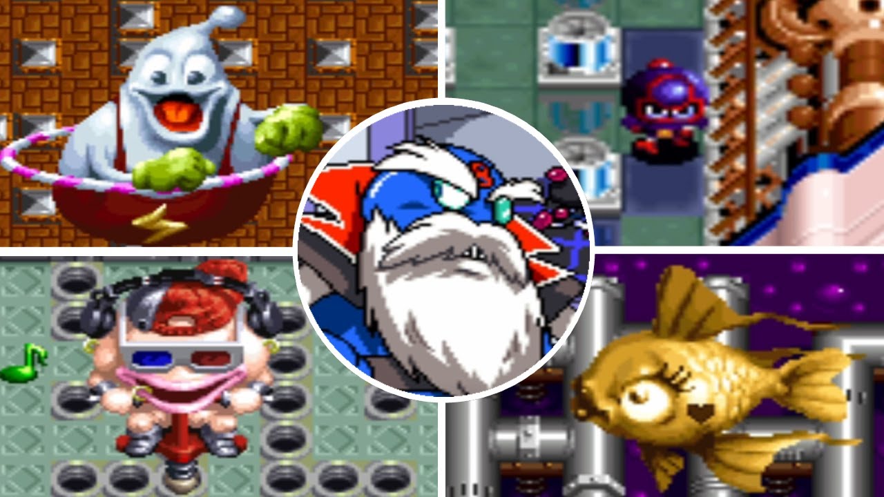 NEO BOMBERMAN - All Bosses / Todos los Jefes (No Damage) - YouTube