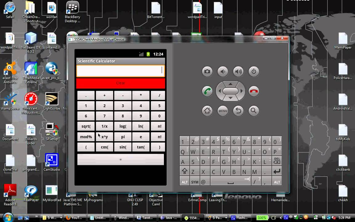 Scientific Calculator Android Phone - YouTube
