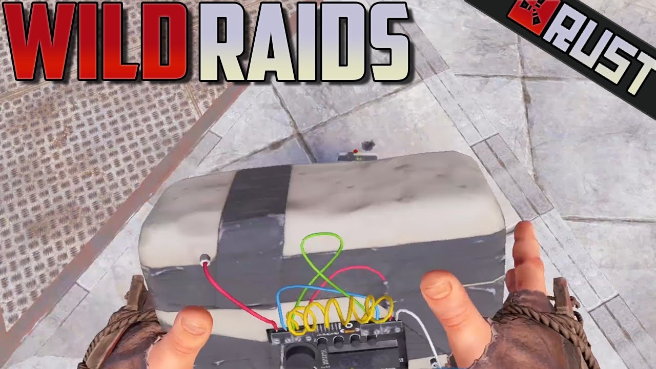 Wild Raids & Defence w/ a Camper?? - Rust - YouTube