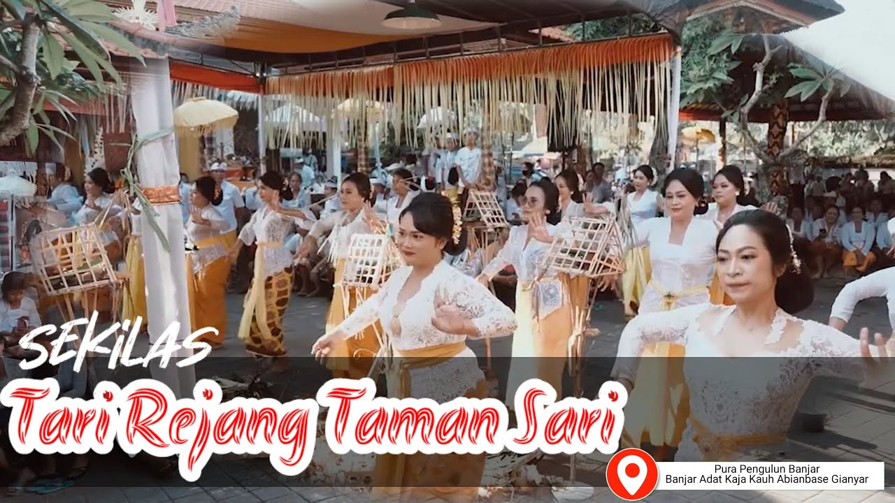 Sekilas Tari Rejang Taman Sari #tradisi #budayabali #seni # ...