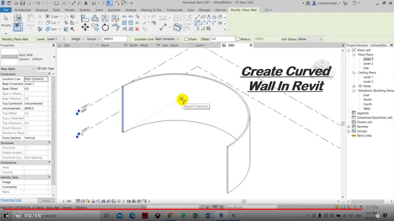 Curved Wall In Revit YouTube curved-wall-in-revit-youtube