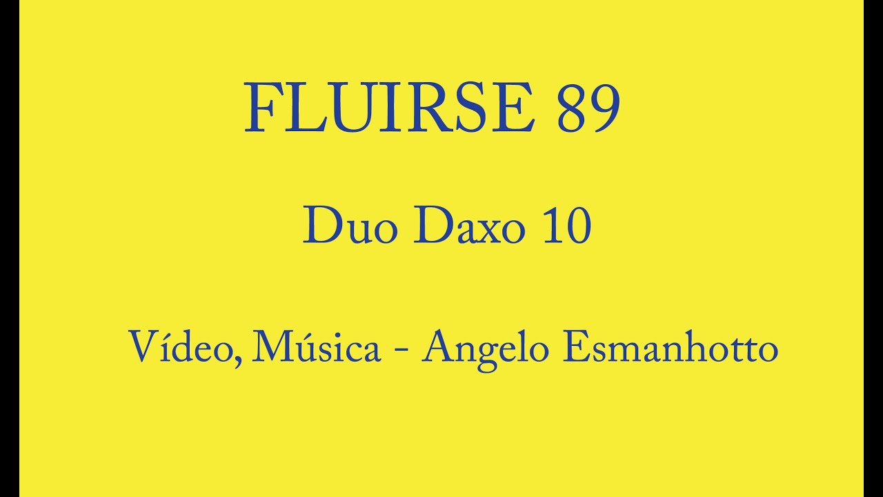 89 Esmanhotto - FLUIRSE 89 - 12/01/2023. - YouTube