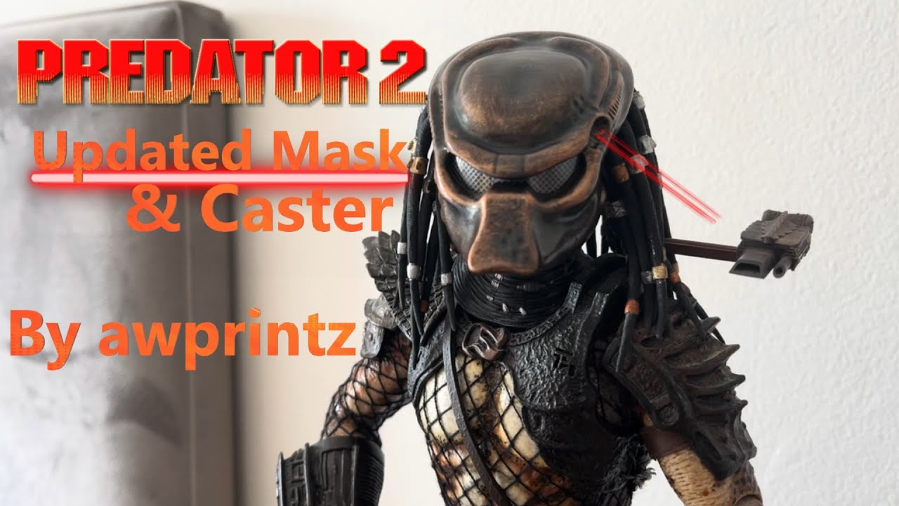 Updated Predator 2 City Hunter Mask & Plasma Caster By awprintz - YouTube
