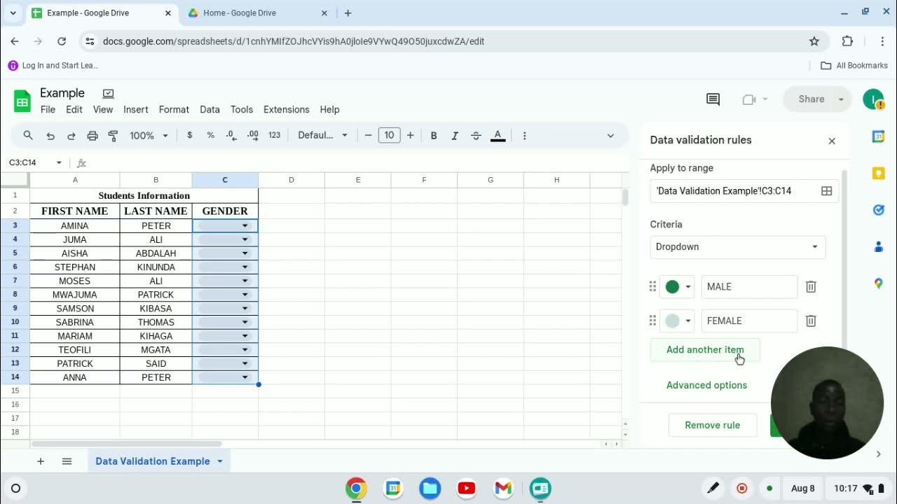 How to Use Data Validations - YouTube