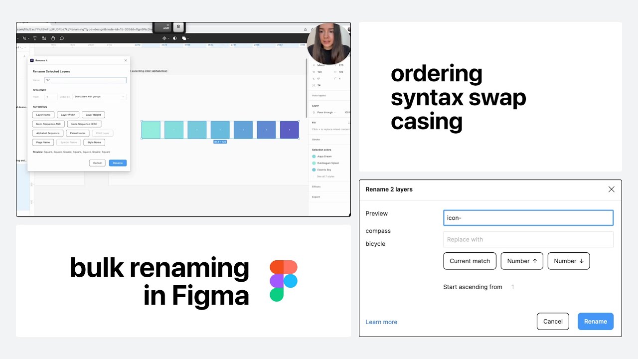11 tips for bulk renaming layers in Figma - YouTube