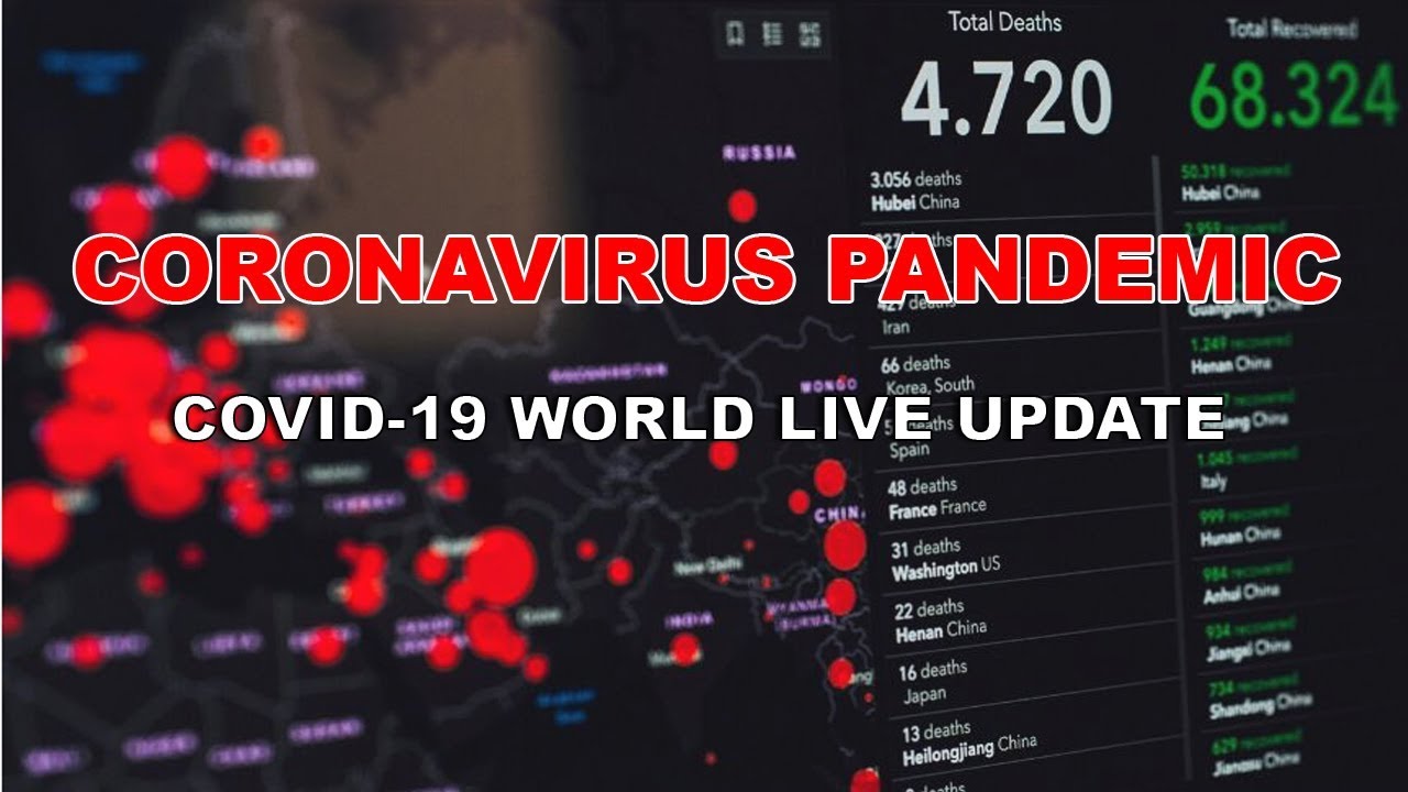 Coronavirus Live Map and Realtime counter - Latest worldwide COVID-19 ...