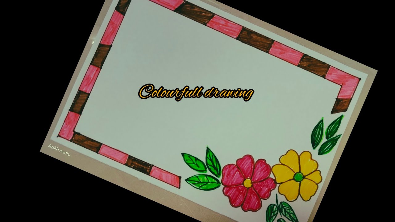 #Bengali project design #drawing#art integrated #project # simple cover ...