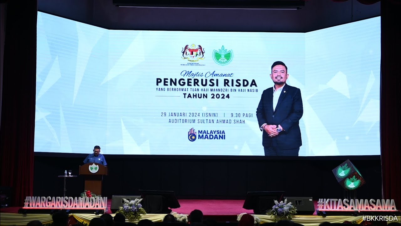 Majlis Amanat Pengerusi RISDA 2024 - YouTube