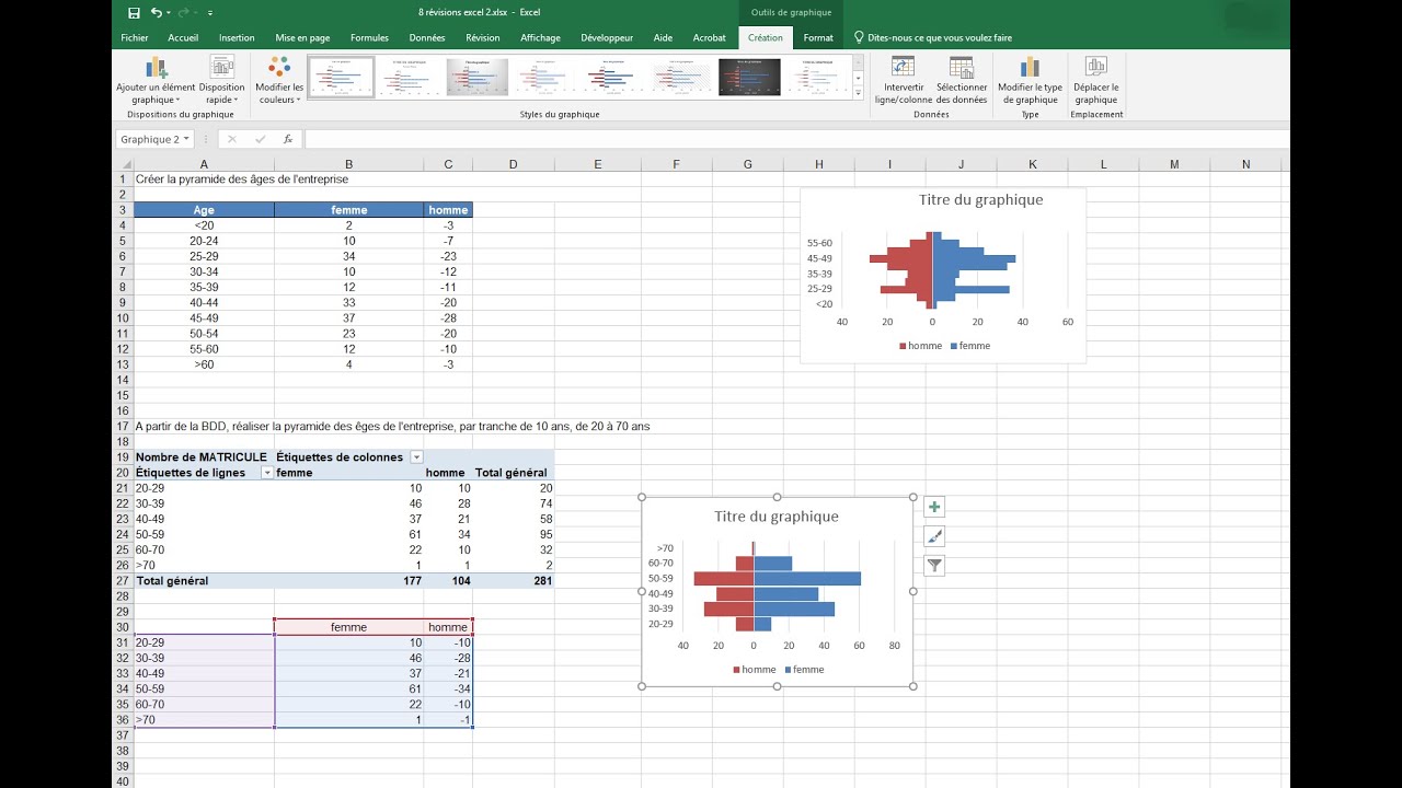 Entrainement Excel Niveau 2 - YouTube