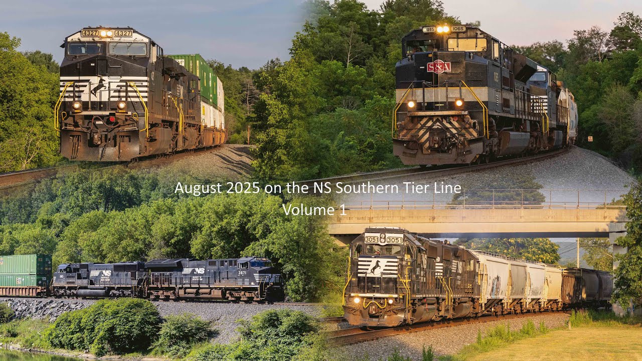 [4K] August 2025 on the NS Southern Tier Line | Volume 1 - YouTube