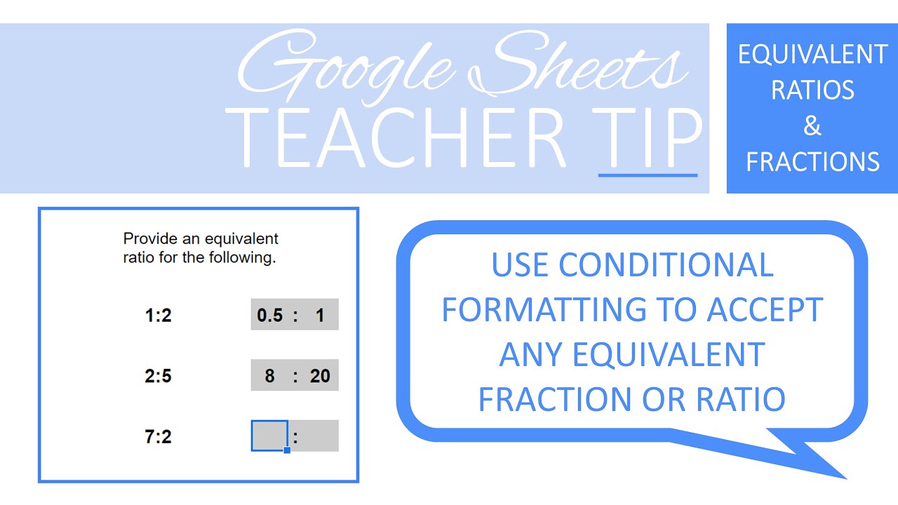 Google Sheets Pixel Art - Making Equivalent Ratios and Fractions - YouTube