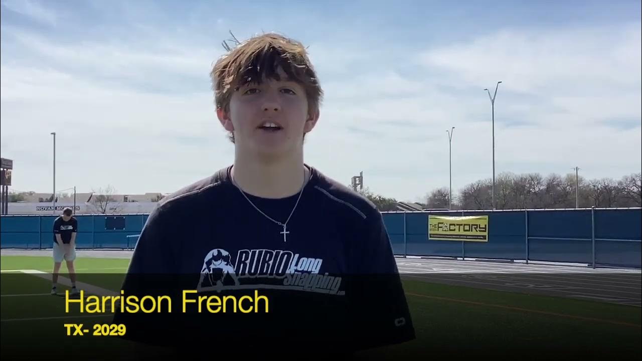 Rubio Long Snapping, Harrison French, March 3, 2024 - YouTube