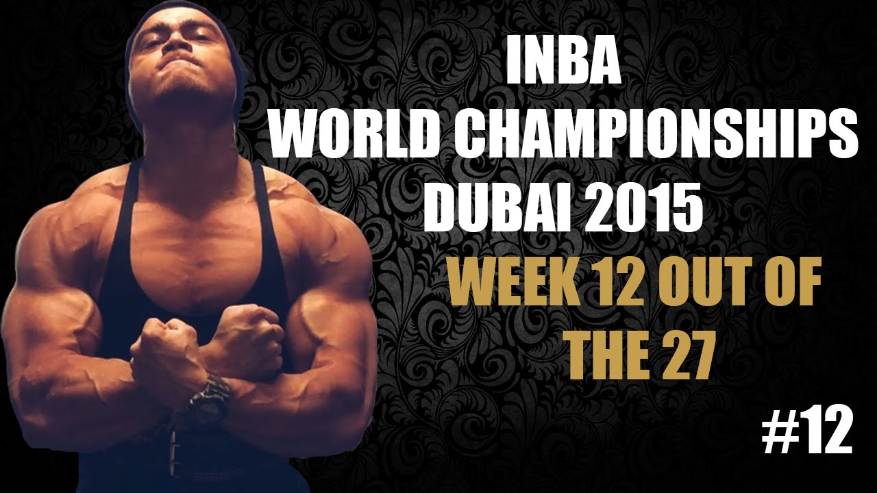 Pre-contest INBA Natural Bodybuilding World's Dubai 2015 - #12 - YouTube