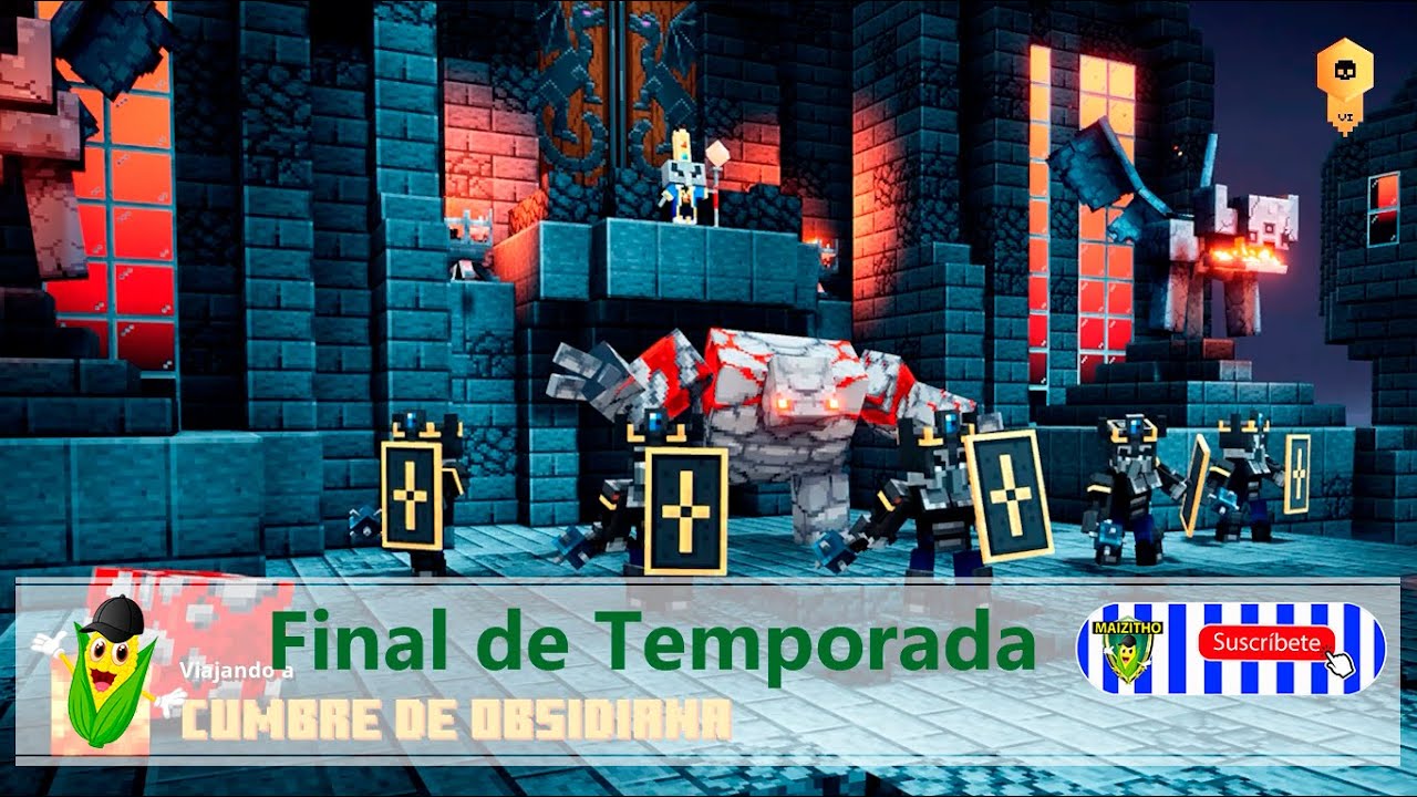 Final de temporada | Minecraft Dungeons | Maizitho Stark ft Gabomania y ...