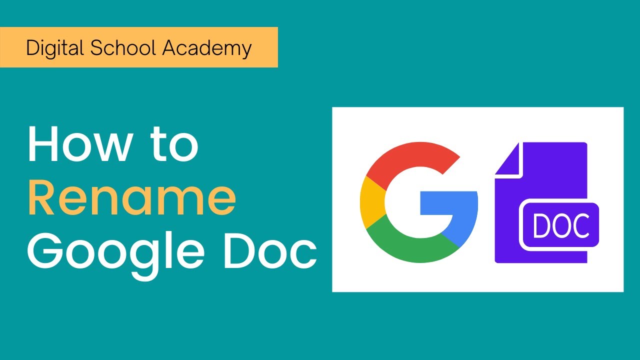 How To Rename A Document In Google Docs Google Docs YouTube How To Rename A Document In Google Docs Google Docs YouTube