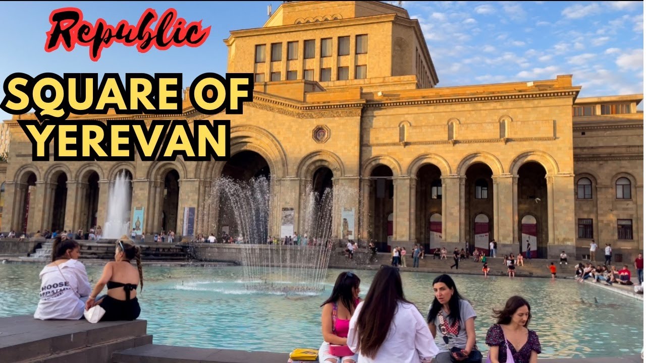 Republic square of yerevan||YEREVAN#yerevan#republic#viral - YouTube