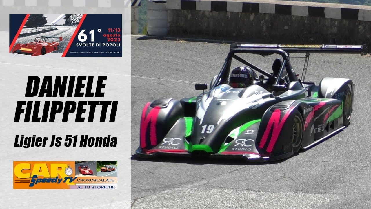 Svolte di Popoli 2023 || Daniele Filippetti || Ligier Js 51 Honda - YouTube