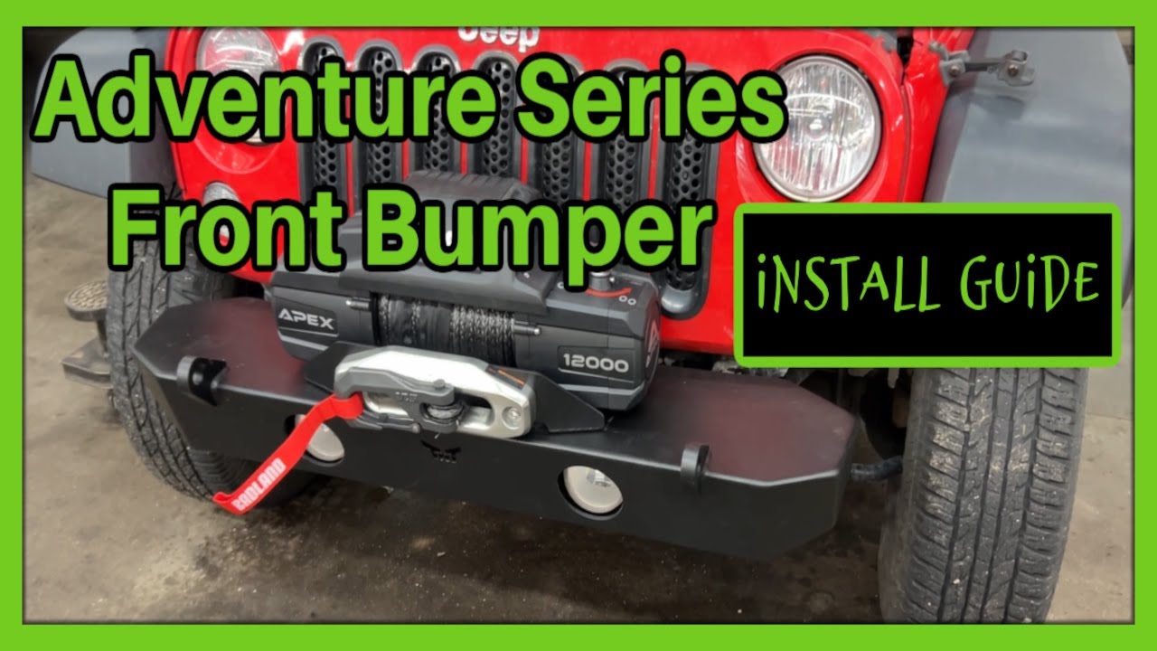 TNT Customs Adventure Series Front Bumper Install Guide - Jeep Wrangler ...