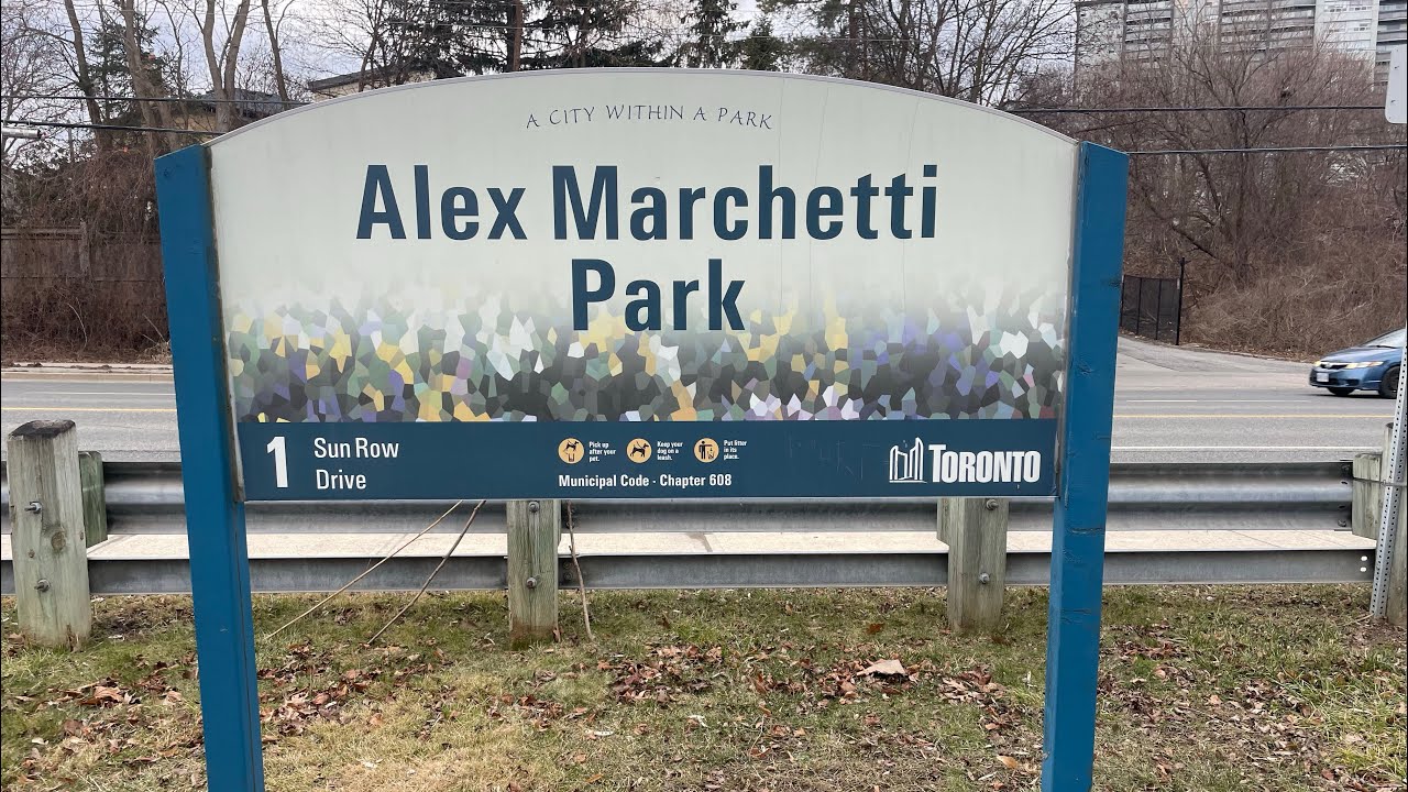 Walking Through Alex Marchetti Park - YouTube