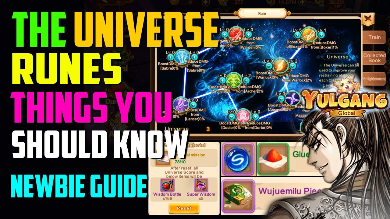 THE UNIVERSE RUNES - YULGANG GLOBAL - YouTube