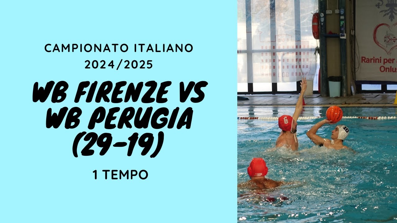 Firenze - Perugia (29-19) - 1 Tempo - Campionato Italiano Waterbasket ...