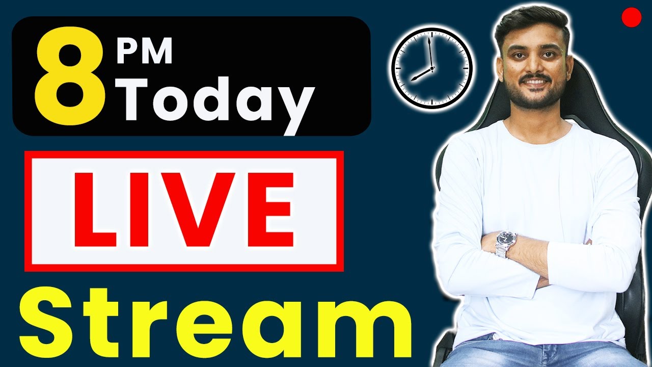 Ask me Anything At 8 PM - Live Stream - YouTube