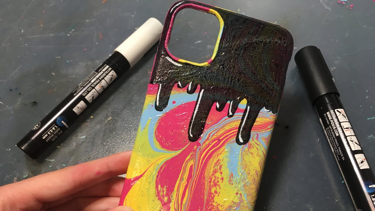 hydro dipping a phone case! - YouTube