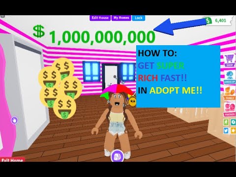 ROBLOX; How to earn LOTS of money in ADOPT ME FAST!! - YouTube