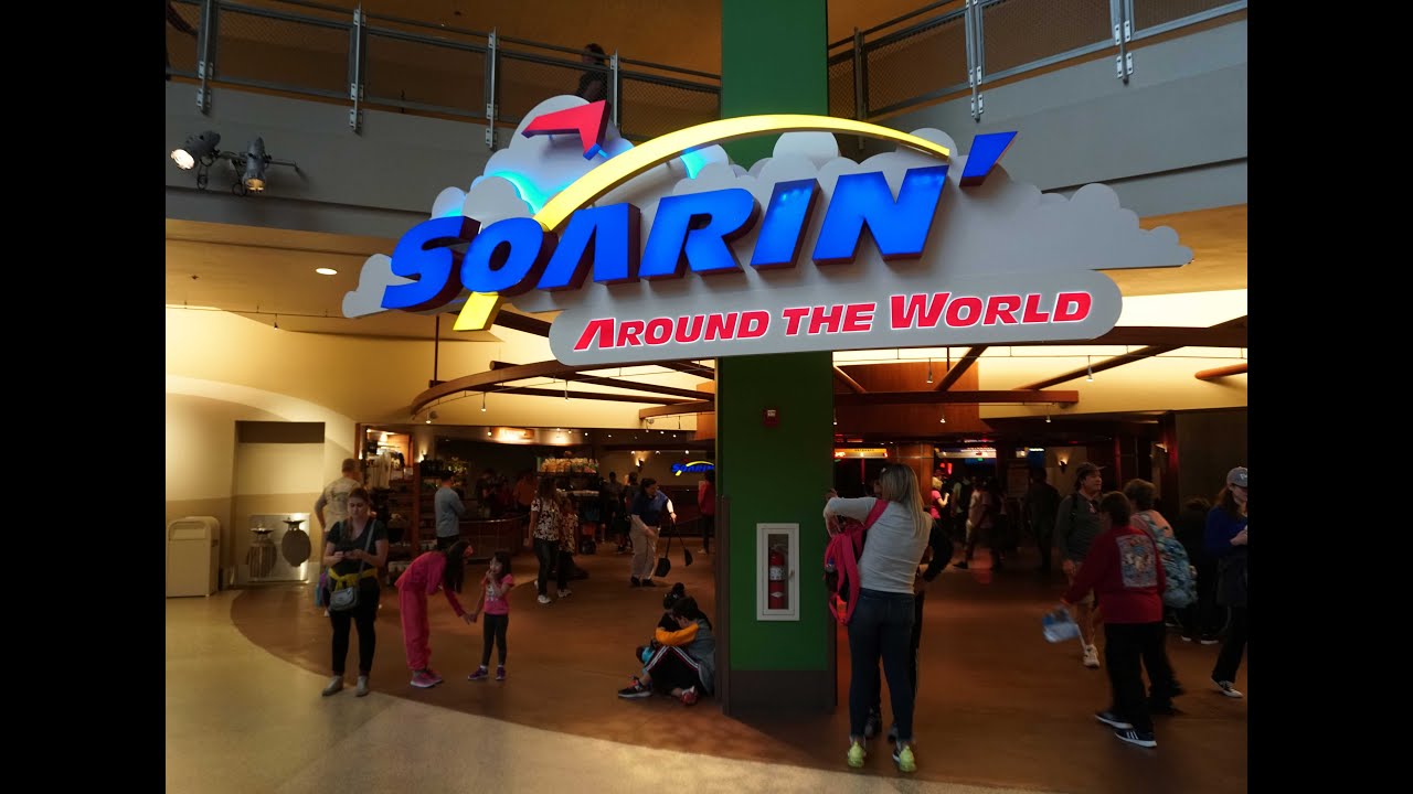 Soaring around the world Walt Disney world EPCOT Orlando. POV - YouTube