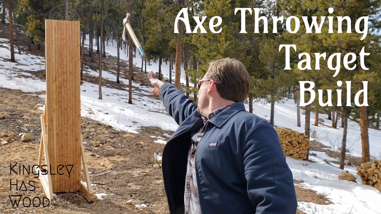 Axe Throwing Target Build - How To Woodworking - YouTube