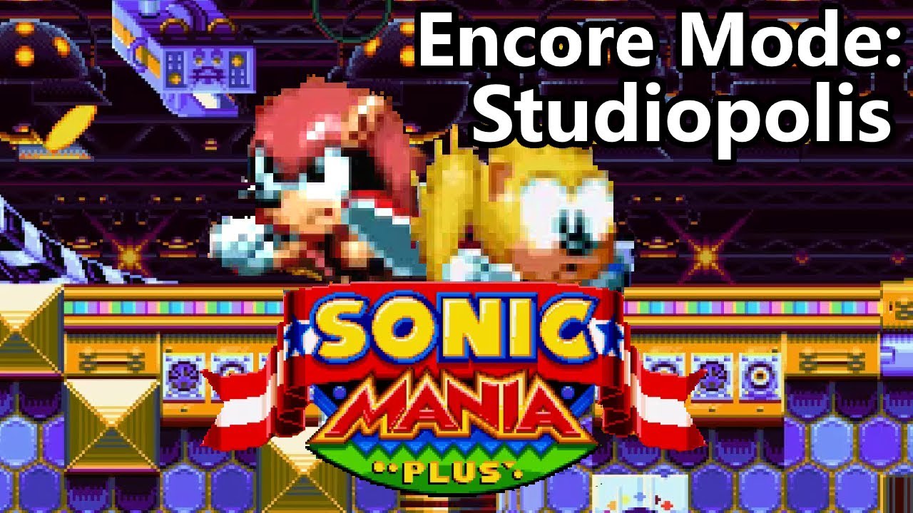 Sonic Mania Encore Mode: Studiopolis Zone - YouTube